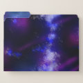 Stars Night Sky Midnight Blue Milky Way File Folder | Zazzle