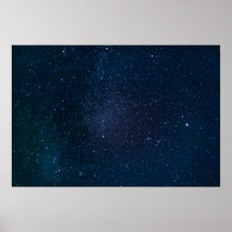 Stars night sky poster | Zazzle