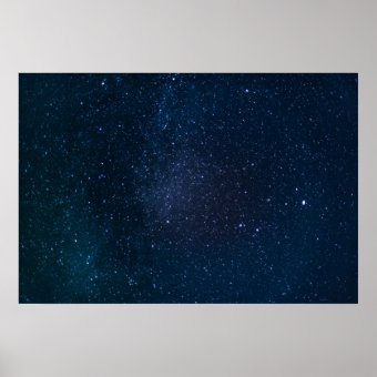 Stars night sky poster | Zazzle