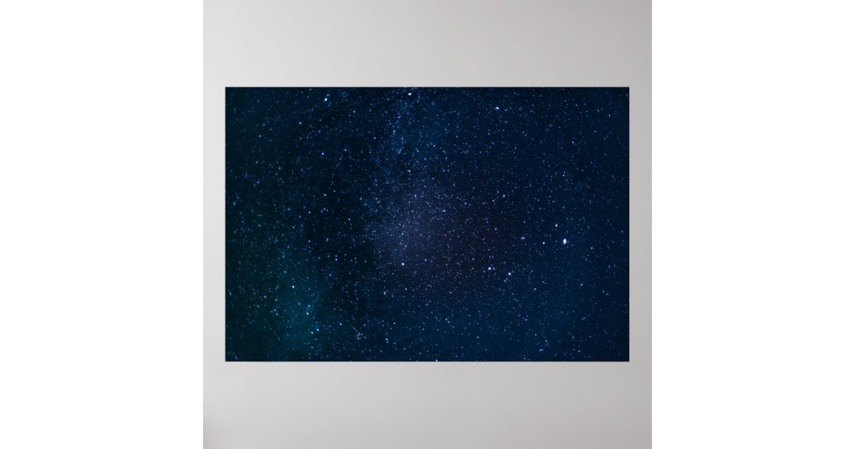 Stars night sky poster | Zazzle