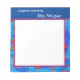 Stars Teacher Red White Blue School Notepad | Zazzle