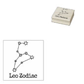 Stars Zodiac Celestial Horoscope Leo Rubber Stamp | Zazzle