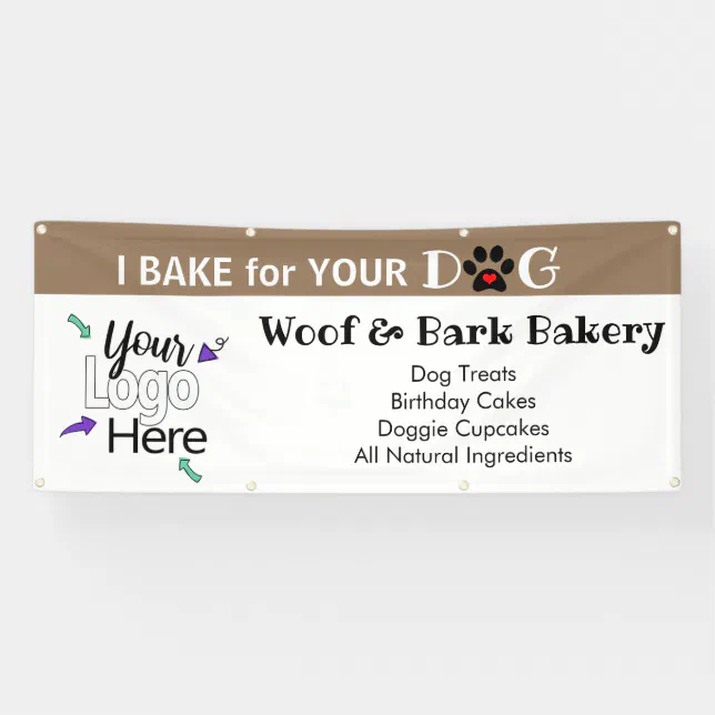 Start Dog Treat Business Home Supplies Banner | Zazzle