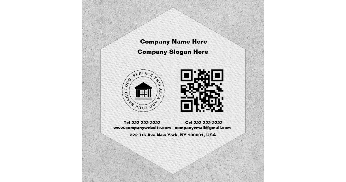 Startup Business Logo | Name | Slogan | QR Code Patch | Zazzle