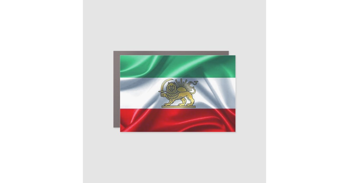 State flag of Iran 1964-1980 Car Magnet | Zazzle