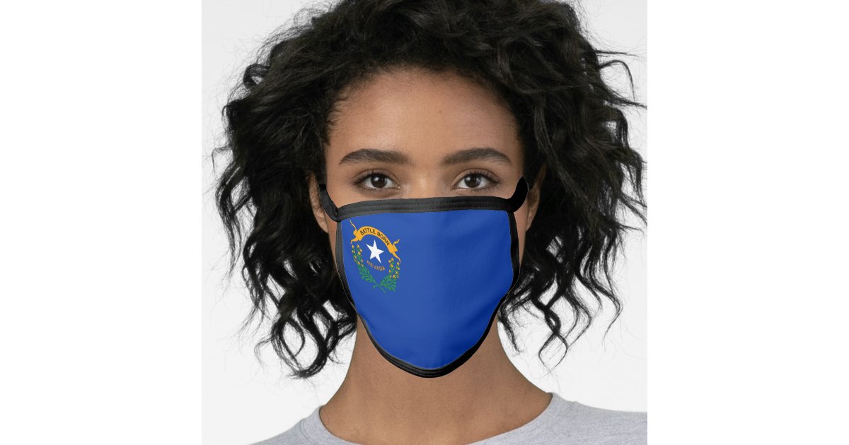 State Flag of Nevada Face Mask | Zazzle