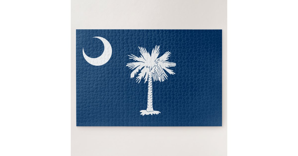 State Flag of South Carolina Jigsaw Puzzle | Zazzle