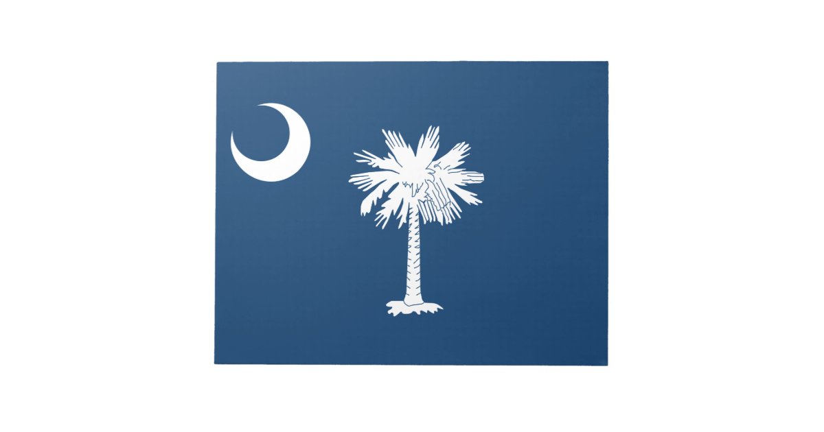 State Flag of South Carolina Notepad | Zazzle