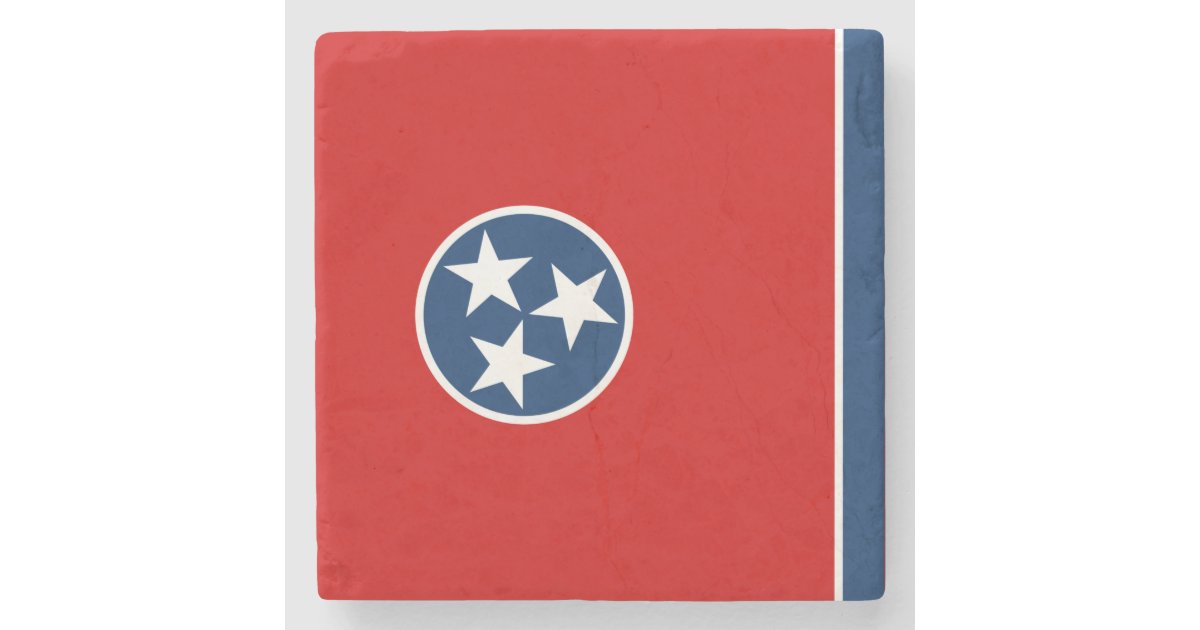 State Flag of Tennessee Stone Coaster | Zazzle