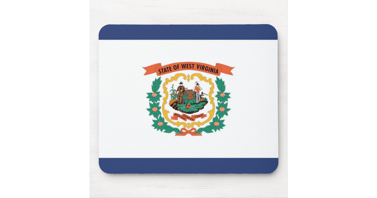 State Flag of West Virginia, USA Mouse Pad | Zazzle
