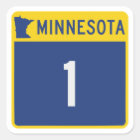 US Highway 1 Road Trip Travel Sticker | Zazzle.com