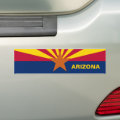 State of Arizona Flag Bumper Sticker | Zazzle
