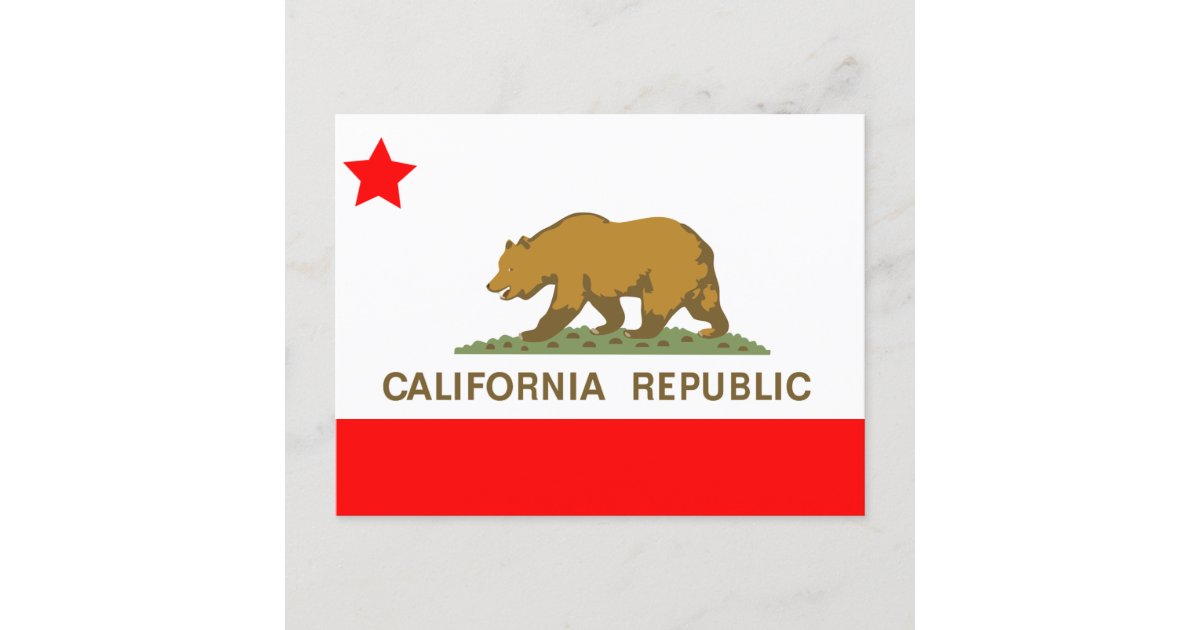 State of California Flag Postcard | Zazzle