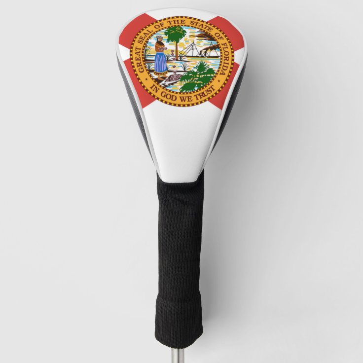 State of Florida Flag Golf Head Cover | Zazzle