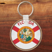 State of Florida Flag Seal Keychain | Zazzle