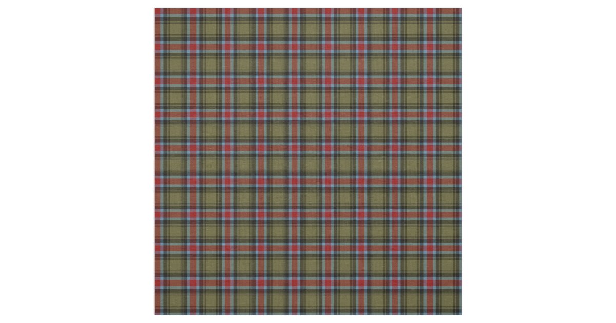 State of Georgia Tartan Fabric | Zazzle