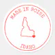 State of Idaho/Address/Business/Wedding Custom Classic Round Sticker ...