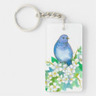 Bluebird "So Loved" Poem Keychain | Zazzle.com