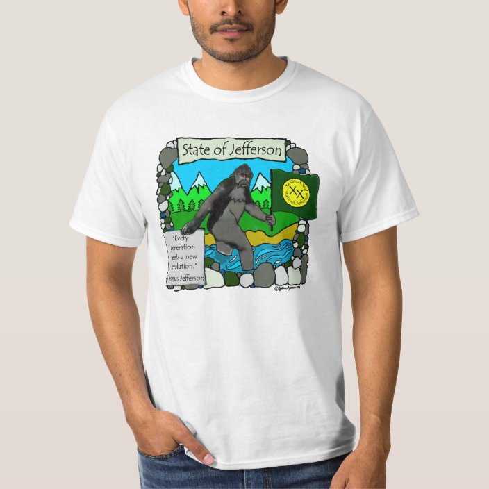 State of Jefferson T-Shirt | Zazzle.com