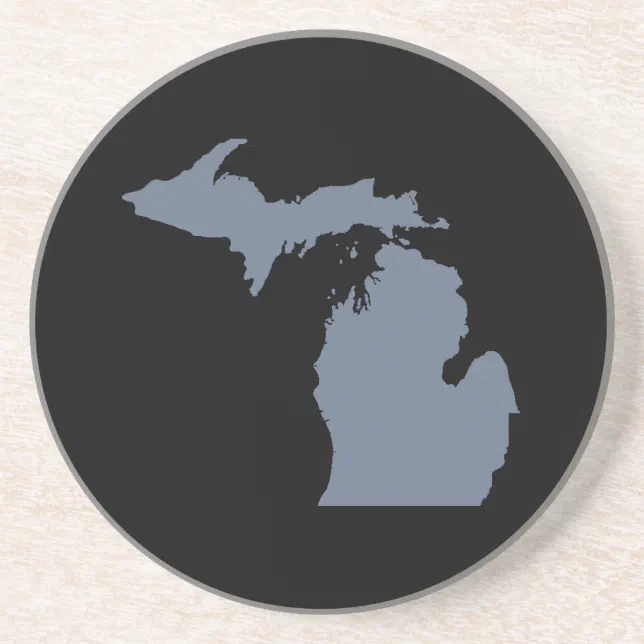 State of Michigan Sandstone Coaster | Zazzle