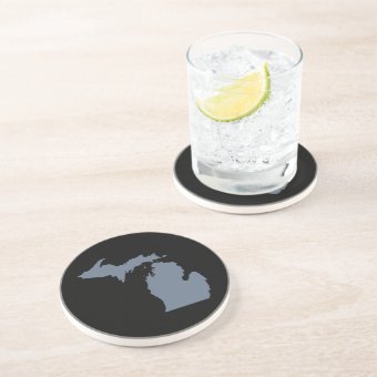 State of Michigan Sandstone Coaster | Zazzle