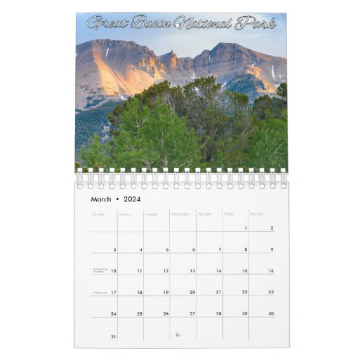 State of Nevada Collection Wall Calendar | Zazzle