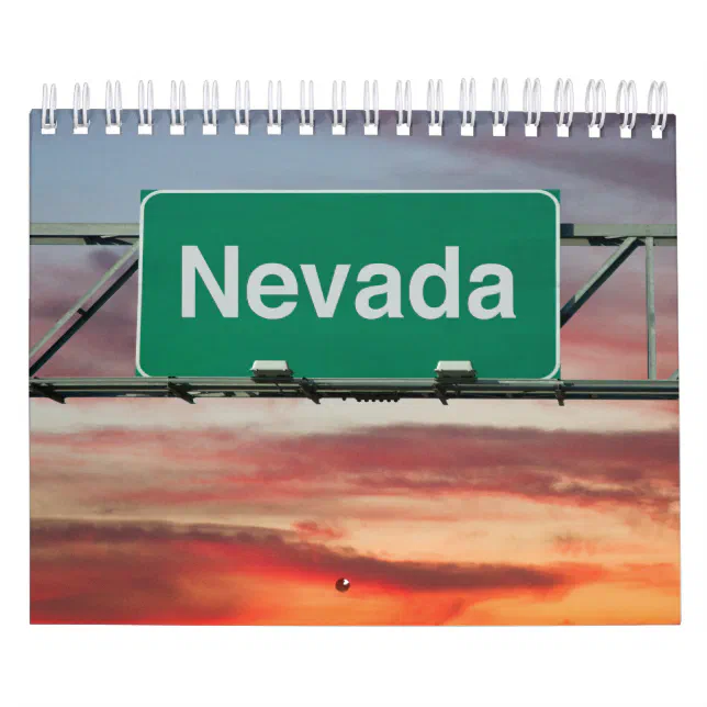State of Nevada Collection Wall Calendar | Zazzle