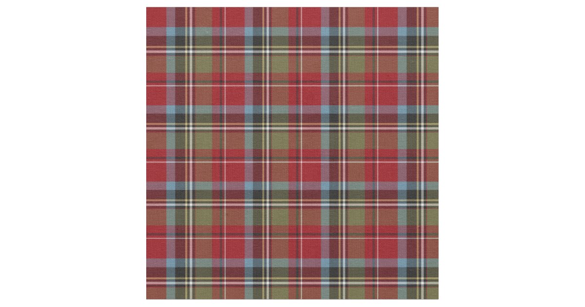 State of North Carolina Tartan Fabric | Zazzle