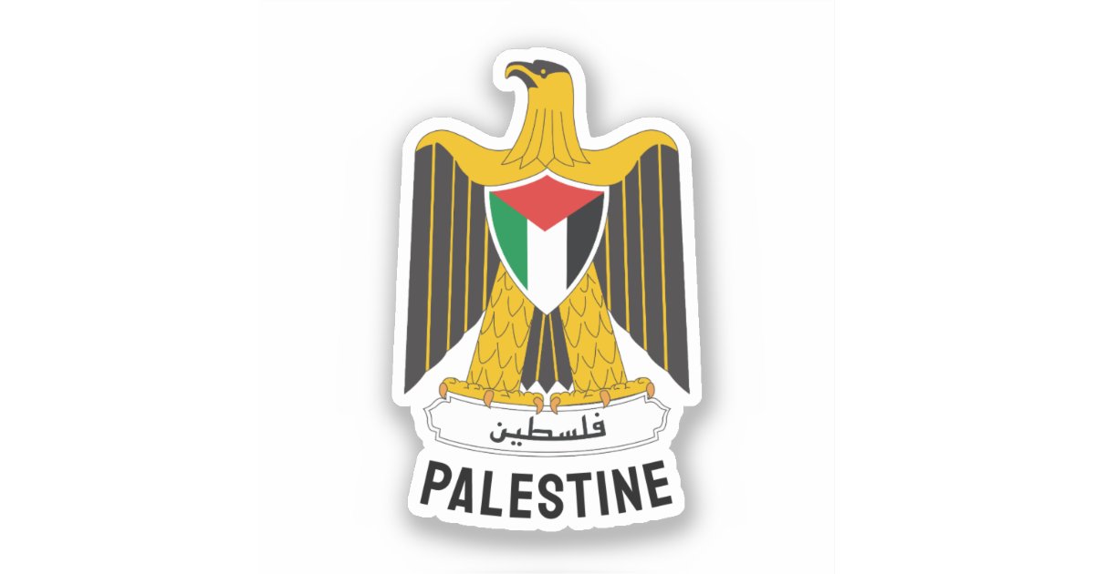 State of Palestine coat of arms Sticker | Zazzle