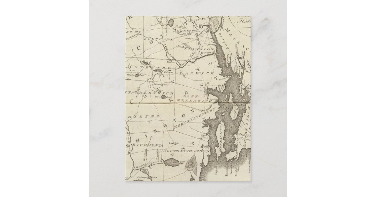 State of Rhode Island Postcard | Zazzle