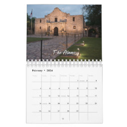 State of Texas Collection Wall Calendar | Zazzle