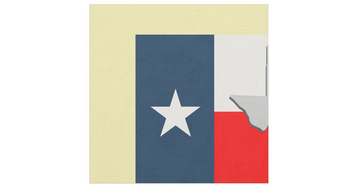 State of Texas Flag Fabric | Zazzle.com