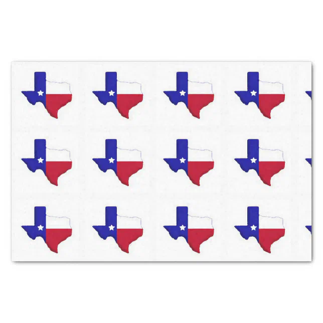 State of Texas Lonestar Gift Wrap Tissue Paper | Zazzle