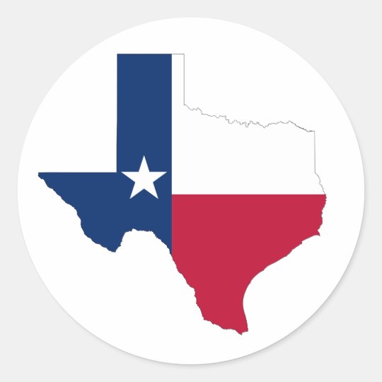 State of Texas Stickers Envelope Seals | Zazzle.com