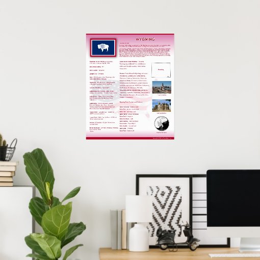 State of Wyoming,WY Posters | Zazzle