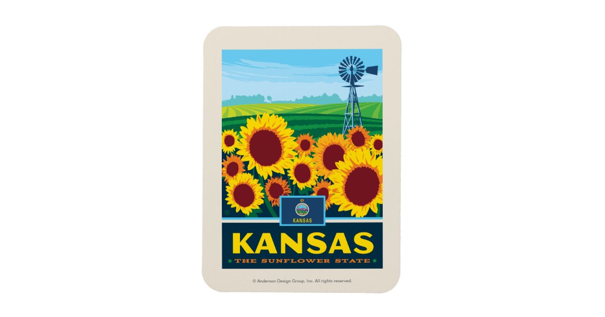 State Pride | Kansas Magnet | Zazzle
