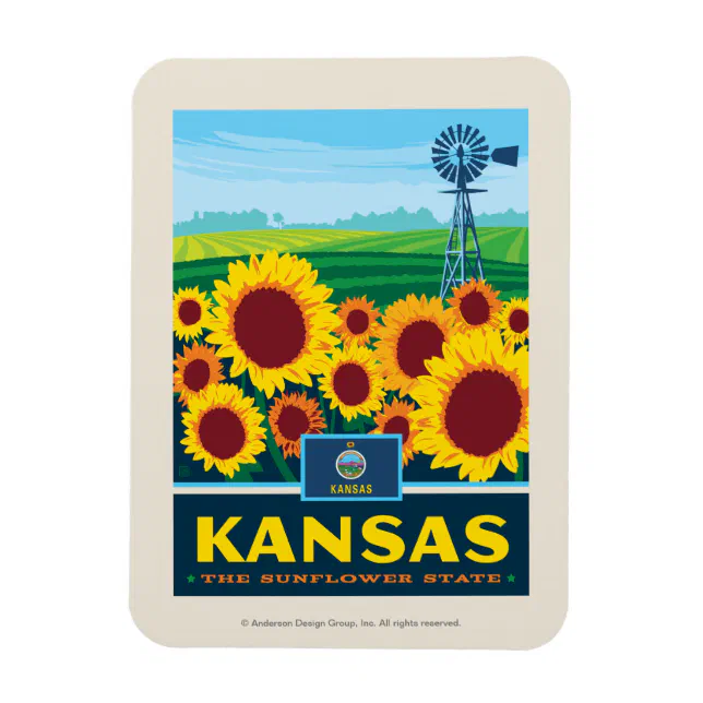 State Pride | Kansas Magnet | Zazzle