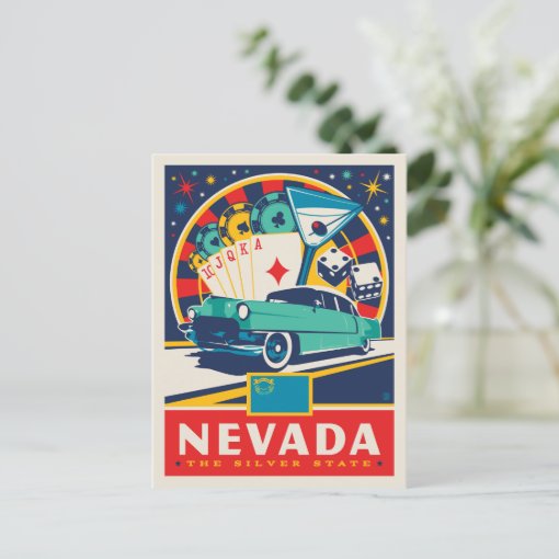 State Pride | Nevada Postcard | Zazzle