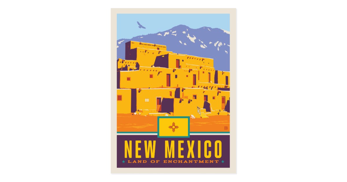 State Pride | New Mexico Postcard | Zazzle.com