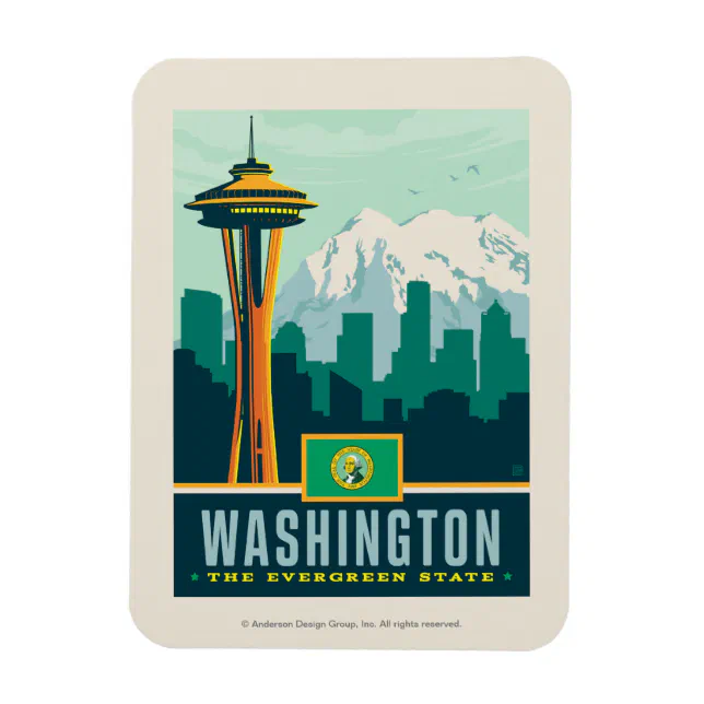 State Pride | Washington Magnet | Zazzle