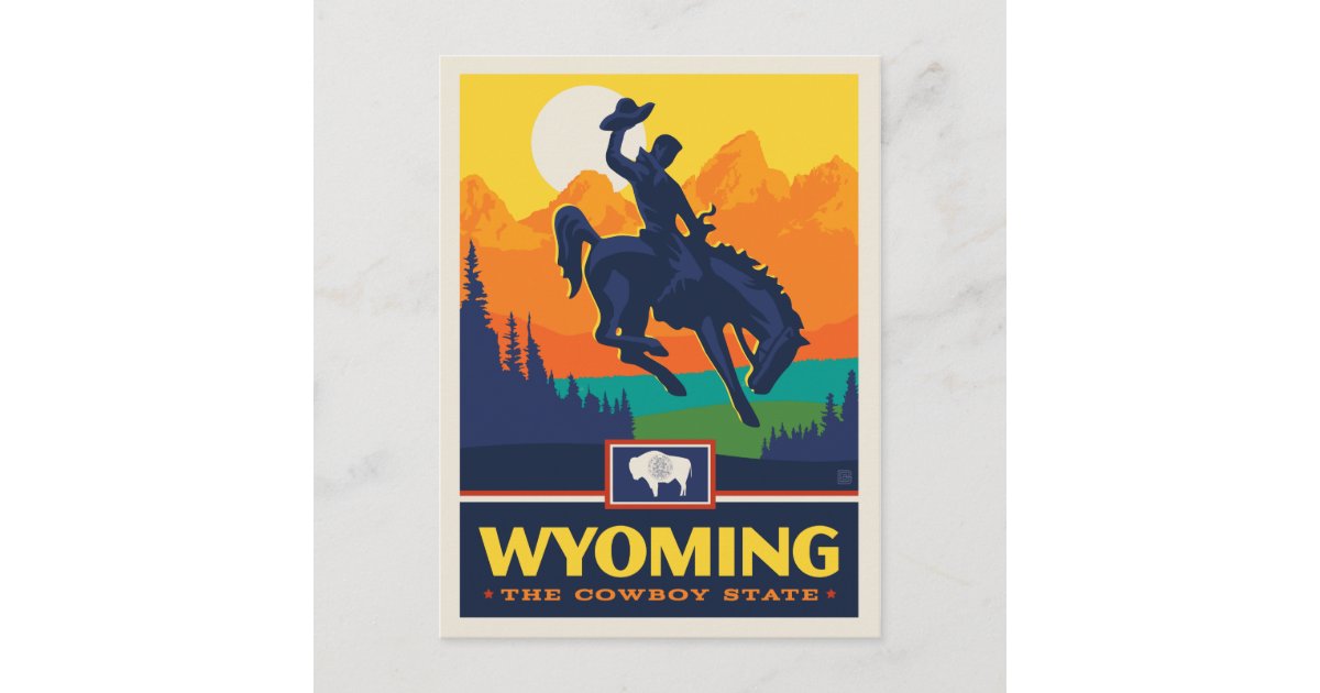 State Pride | Wyoming Postcard | Zazzle