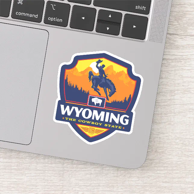 State Pride | Wyoming Sticker | Zazzle