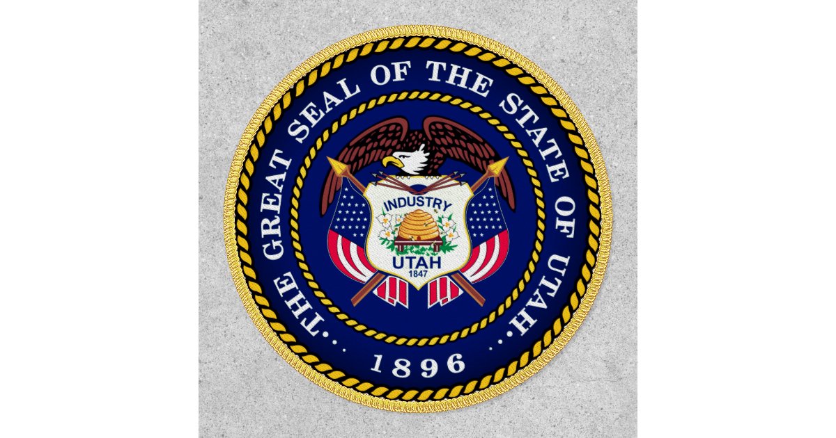 State Seal of Utah Patch | Zazzle