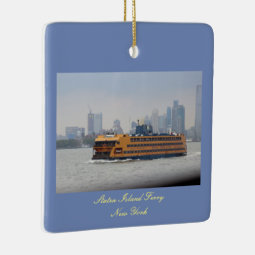 Staten Island Ferry Ceramic Ornament | Zazzle