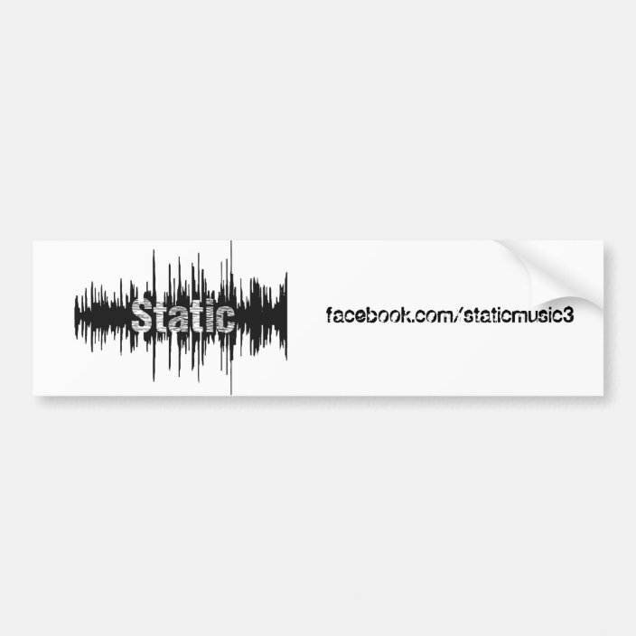 Static Logo Sticker | Zazzle.com