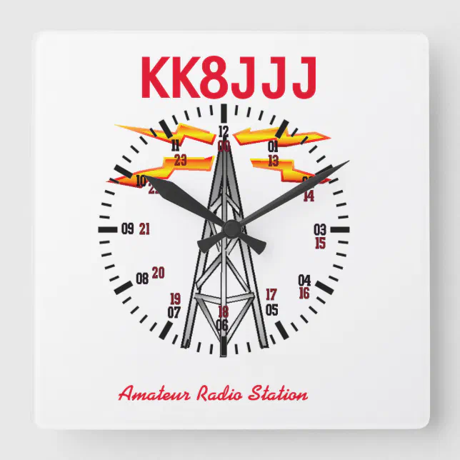 Station Clock for Ham Radio Operators | Zazzle