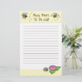 Stationary Busy Bee's To Do List Stationery | Zazzle