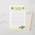 Stationary Busy Bee's To Do List Stationery | Zazzle