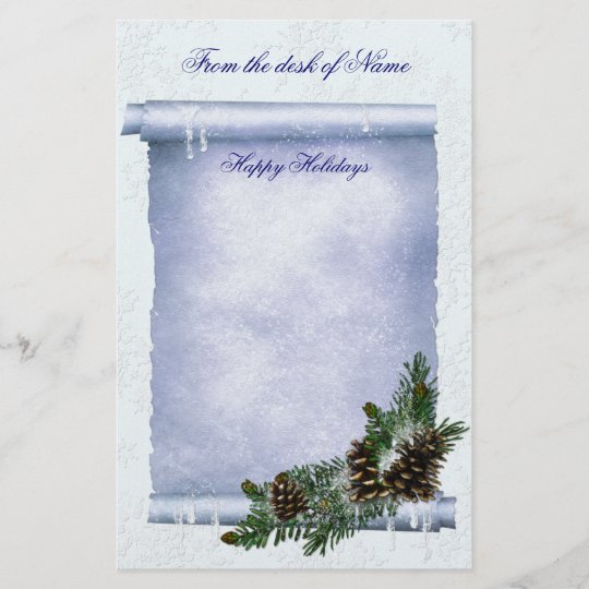 Stationary Holiday Christmas Stationery | Zazzle.com
