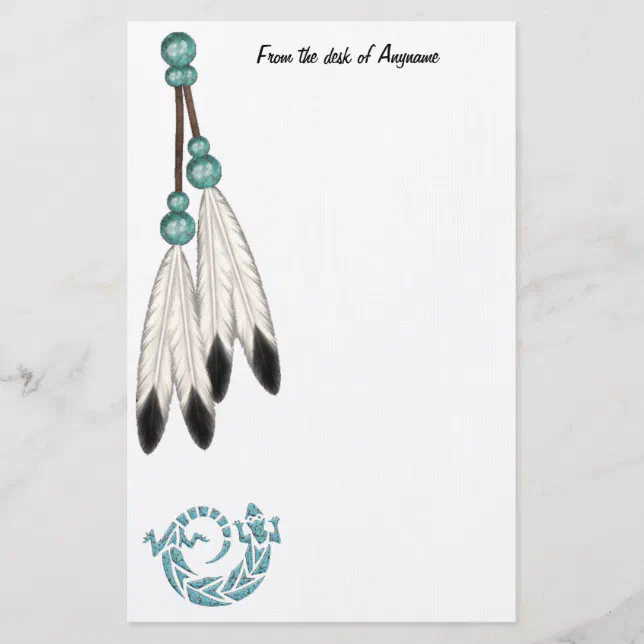 Stationary Native American Design Stationery | Zazzle